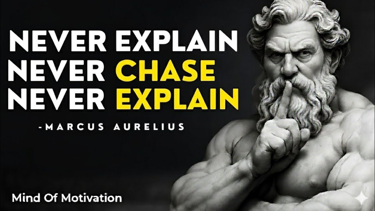 “NEVER Chase, NEVER Beg, NEVER Explain – Silence = INSTANT Power (Stoic ...