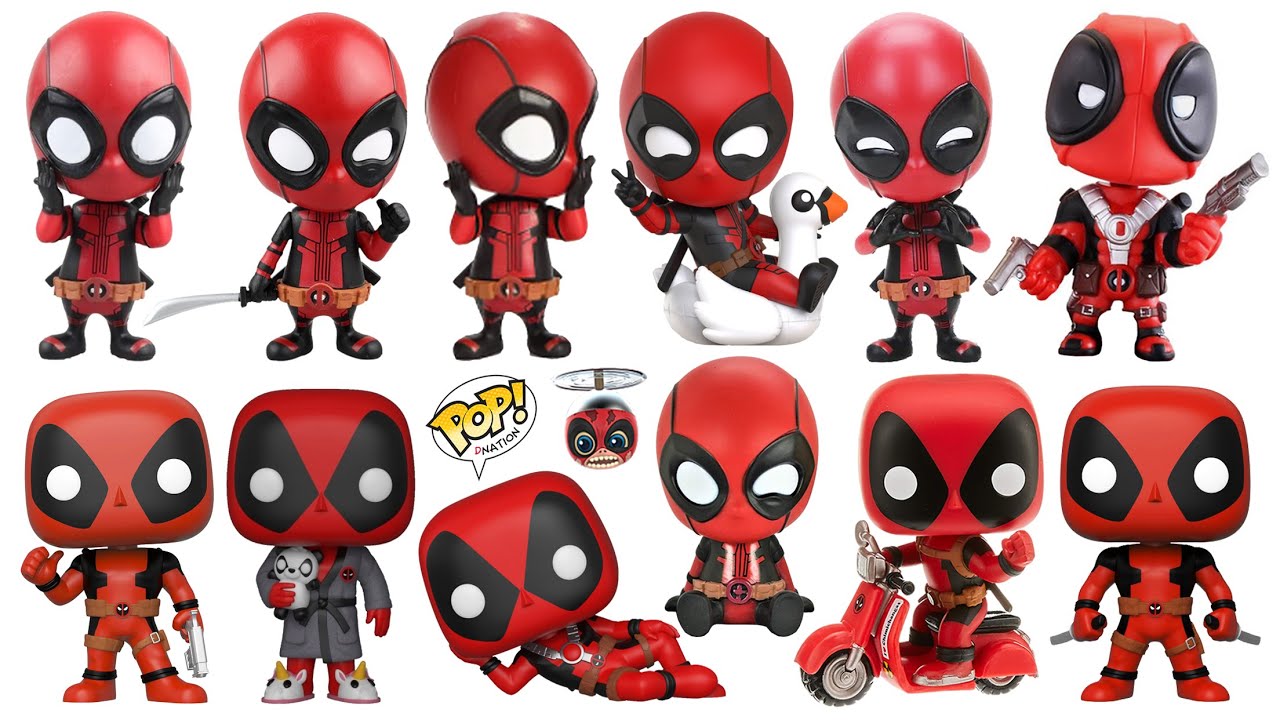 Deadpool Bobble Head and Funko collection by Dnation - YouTube