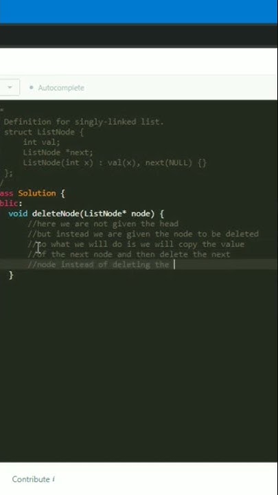 Leetcode Daily 237 Delete Node In A Linkedlist Coding Shorts C Viralshorts Programming