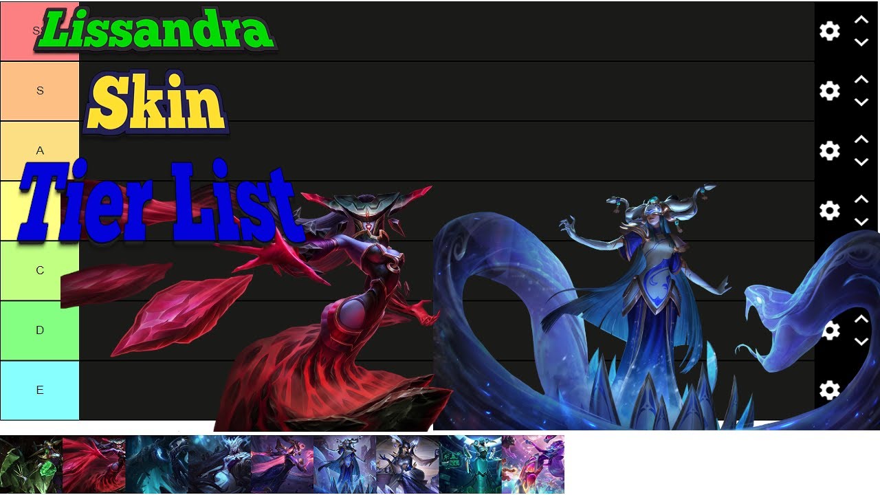 Lissandra Tier List Skin - YouTube