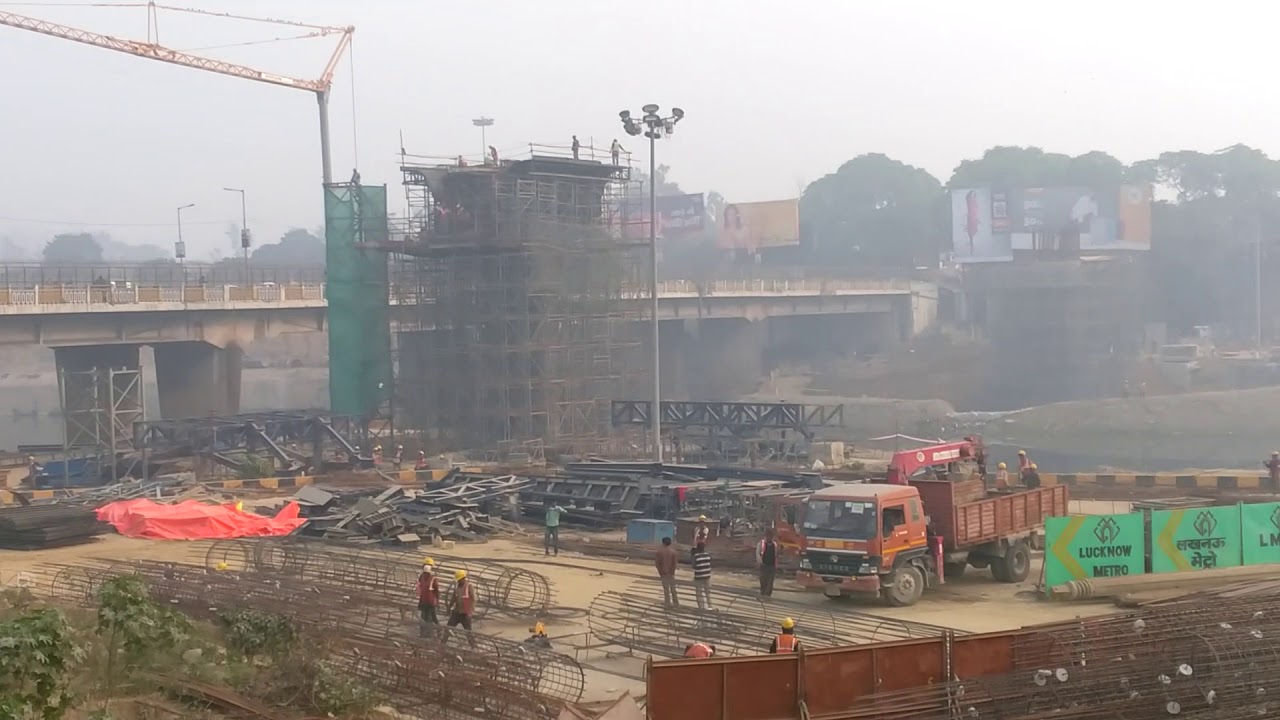 Lucknow Metro -Gomati bridge - YouTube