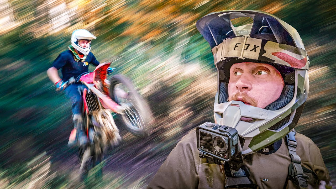 Riding dirt bikes with friends part 2 - YouTube
