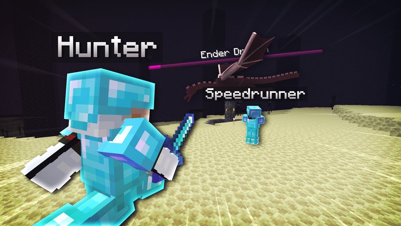 Minecraft Speedrunner VS Hunter (Manhunt) - YouTube