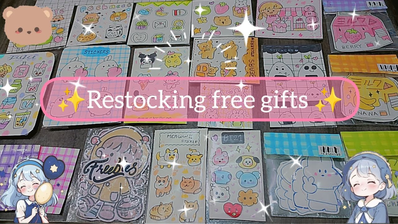 Restocking free gifts For fake orders 📦🌷 #packingordersfake #trending # ...