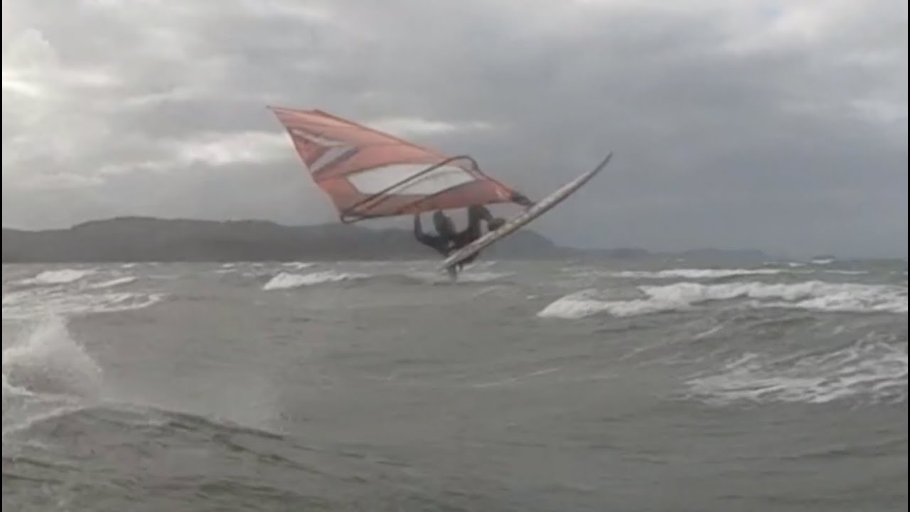 Windsurfing Orewa Auckland NZ. 280725 Pyro99, Blade Pro 4.7 and 5.3 ...