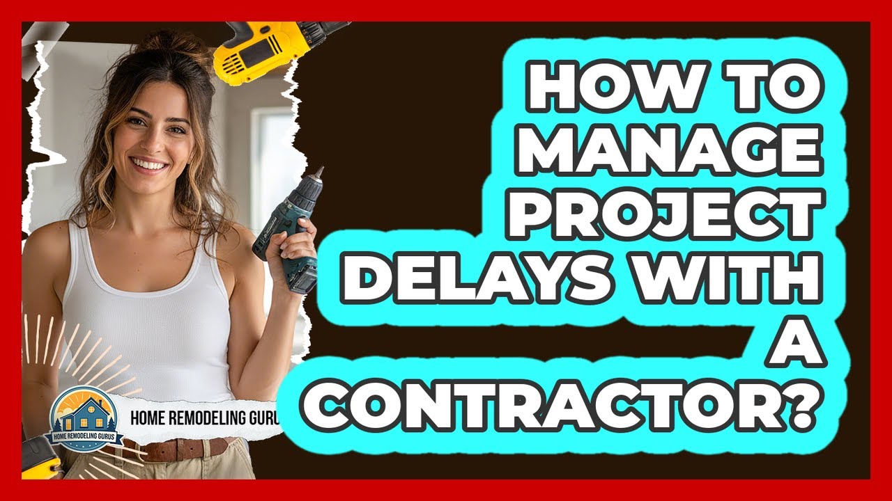How To Manage Project Delays With A Contractor? - YouTube