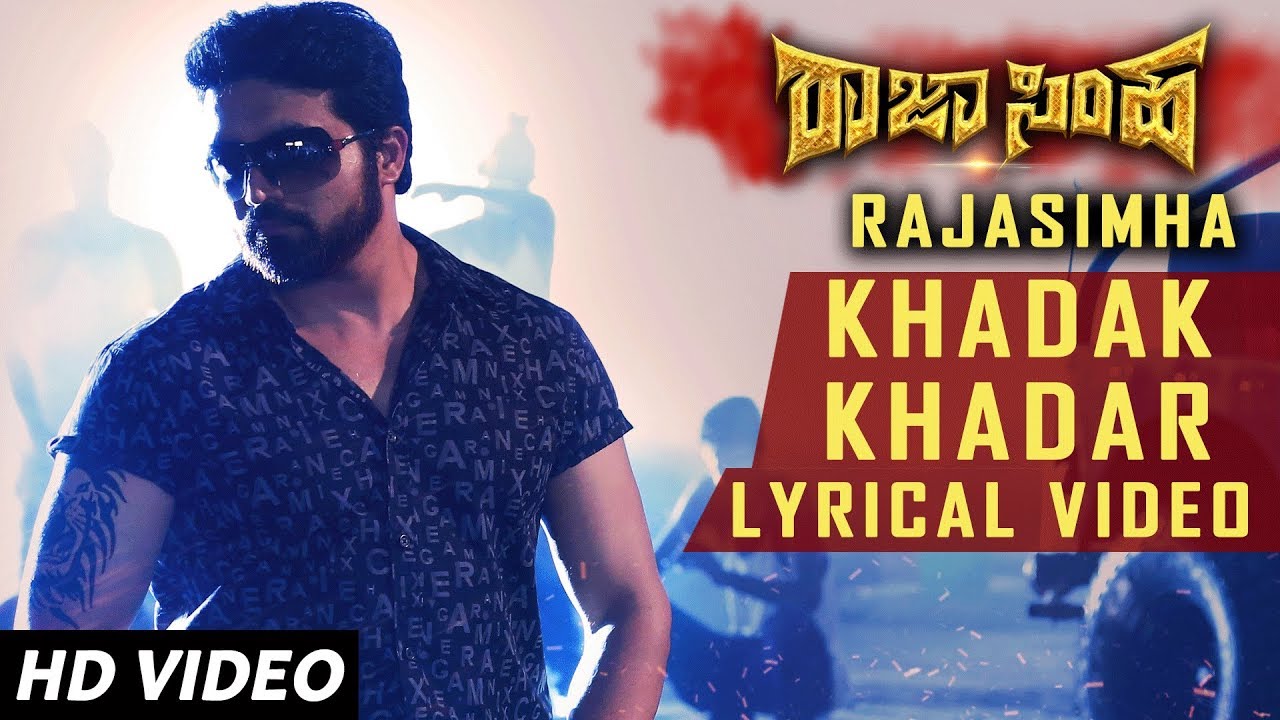 Khadak Khadar Lyrical Video Song | Raja Simha Kannada Movie Songs ...