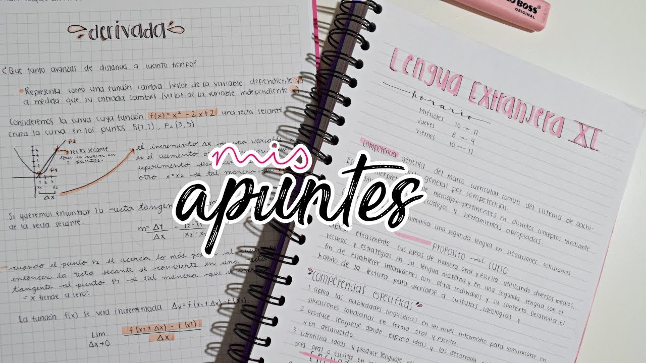CÓMO HAGO MIS APUNTES - YouTube