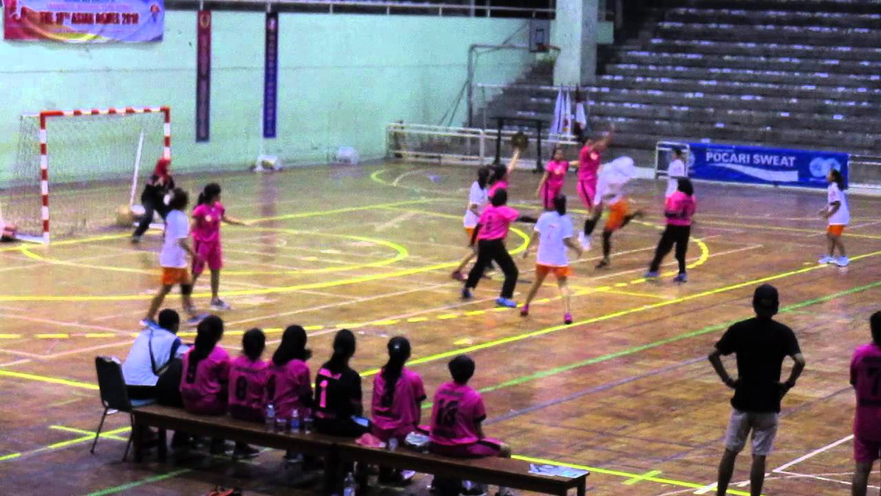 JABAR VS JATENG - Indonesia Junior Handball Championship 2015 - YouTube