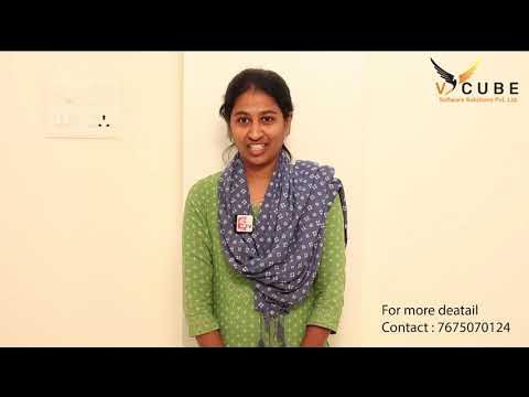Python Full Stack Student review | V CUBE Software Solutions Pvt. Ltd ...