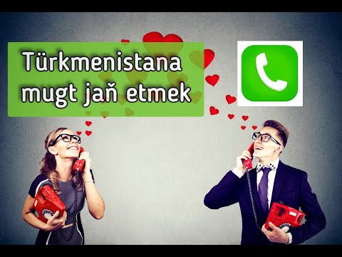 Mugt jaň etmek. Nädip telefonda mugt jaň etmeli türkmen dilinde?.  Türkmençe. #sagjabol