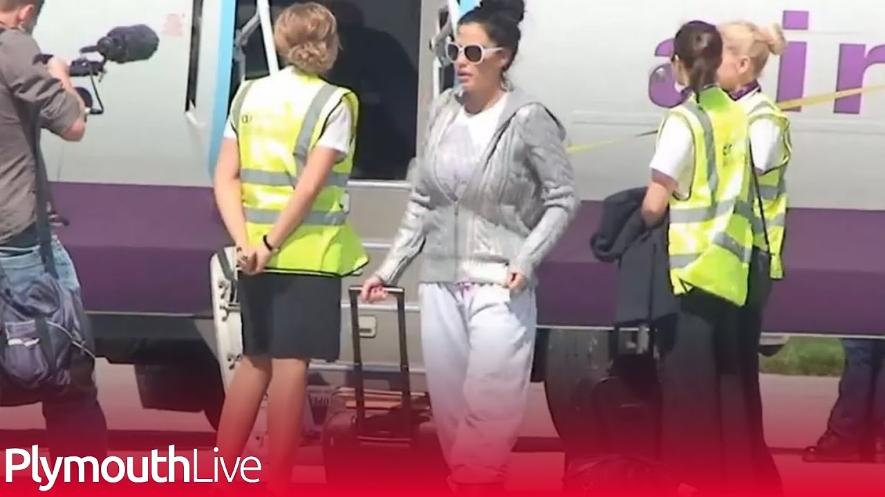 Screaming Katie Price fans left disappointed when star flew into ...