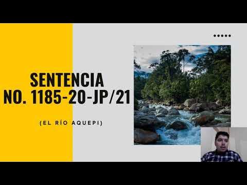 Sentencia No 1185 20 JP21 El río Aquepi - YouTube