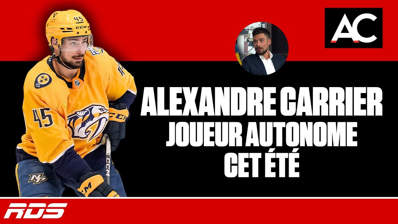 Alexandre Carrier veut rester avec les Predators ! - YouTube