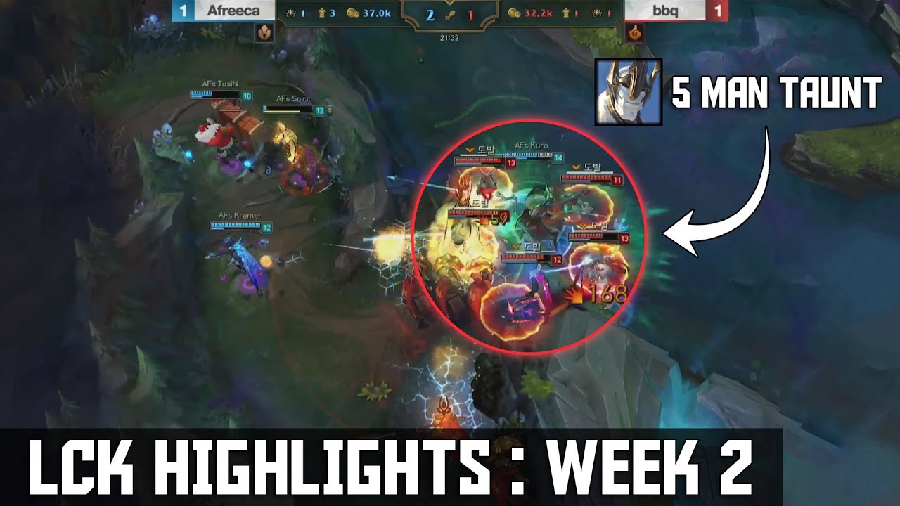 LCK Highlights Week 2 Summer 2017 | Ft. SKT, SSG, KT, ROX & Many More! - YouTube