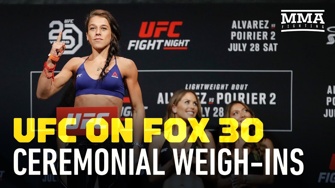 UFC on FOX 30 Ceremonial Weigh-In Highlights - MMA Fighting - YouTube