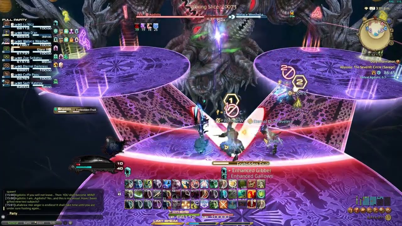 FFXIV: P7S Clear (PF Week 1) Reaper PoV - YouTube