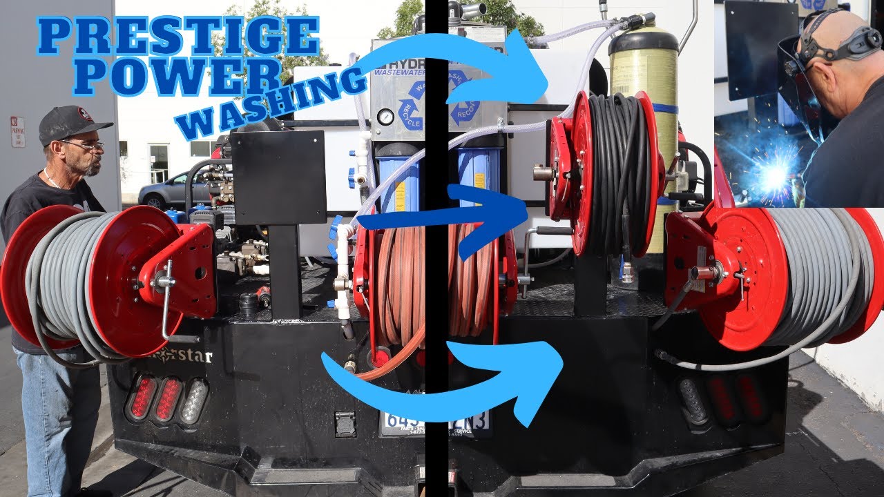 Prestige Power Washings Finished Pressure Washing Truck - YouTube
