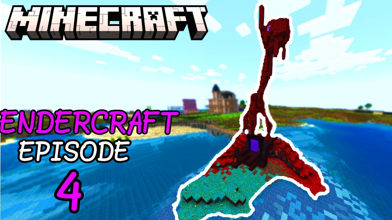 The Nether Island And Beach! - Endercraft SMP (E4S9) - YouTube