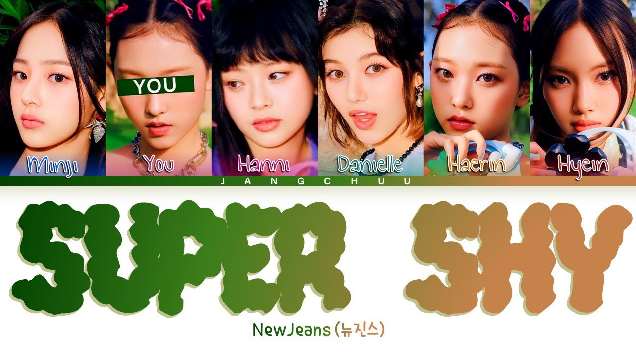 [KARAOKE]NEWJEANS "Super Shy" (6 Members) Lyrics|You As A Member - YouTube