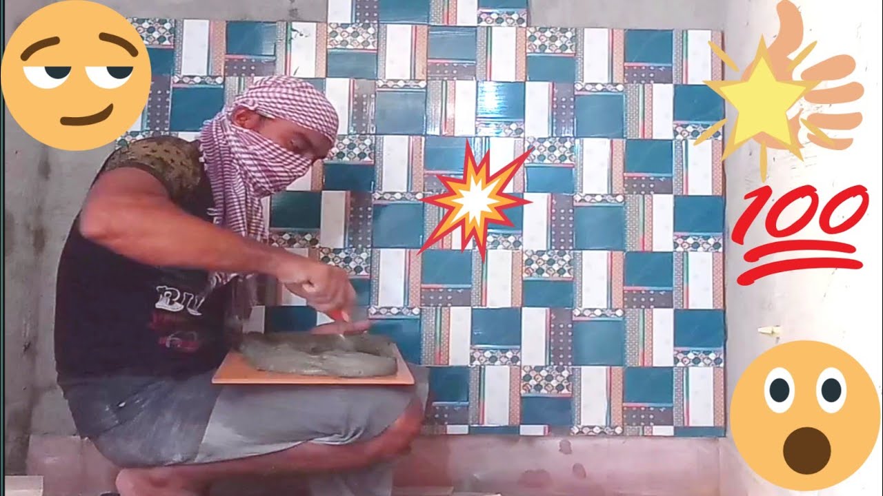 Excellent Work In Bathroom Wall Tile Installation Process/How To Install Bathroom Wall Tiles ...
