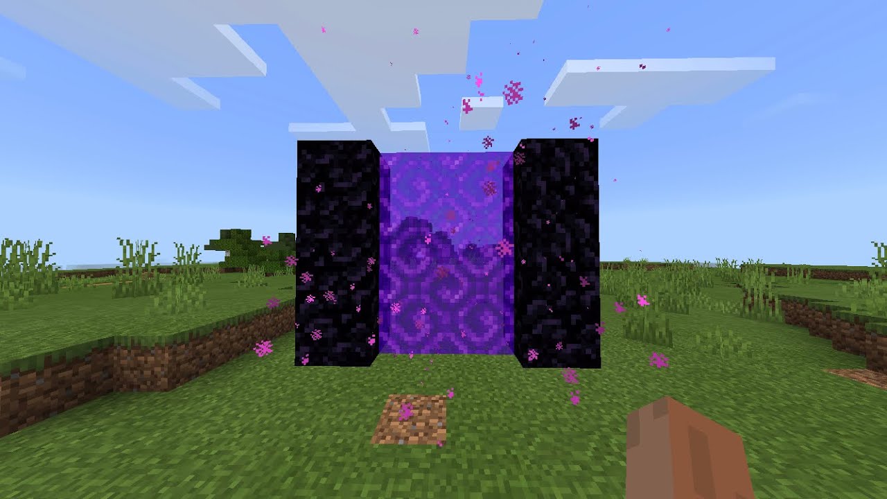 how to make a cursed nether portal (not clickbait!!1!!!1!!) - YouTube