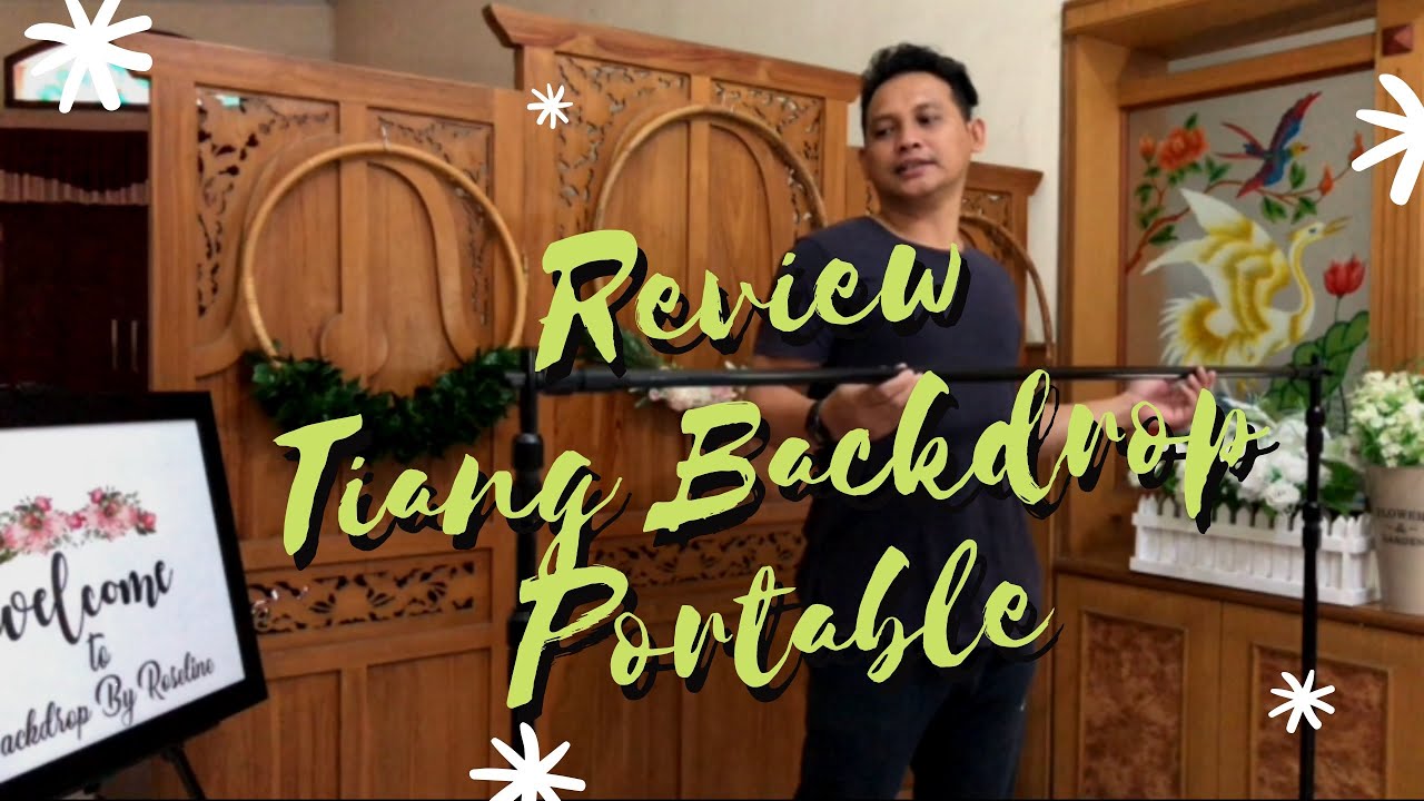 Tutorial | Review tiang backdrop portable | backdrop portable stand ...