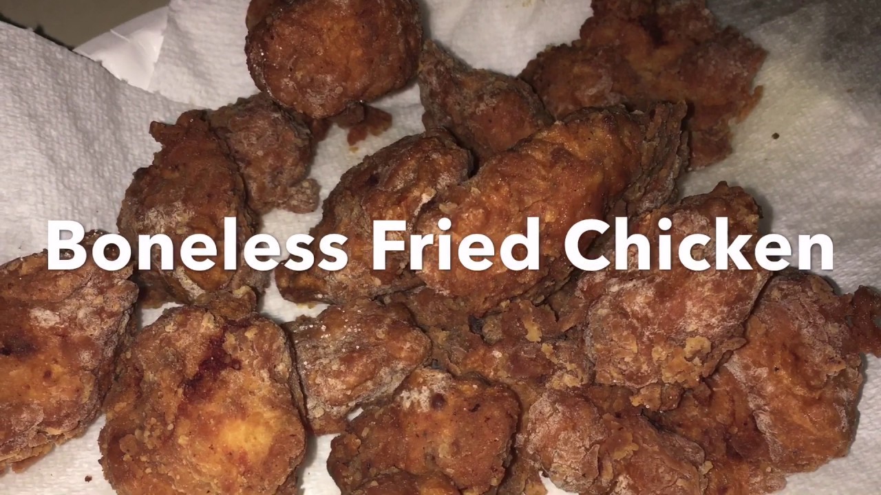 Boneless Fried Chicken Recipe 🔥 - YouTube