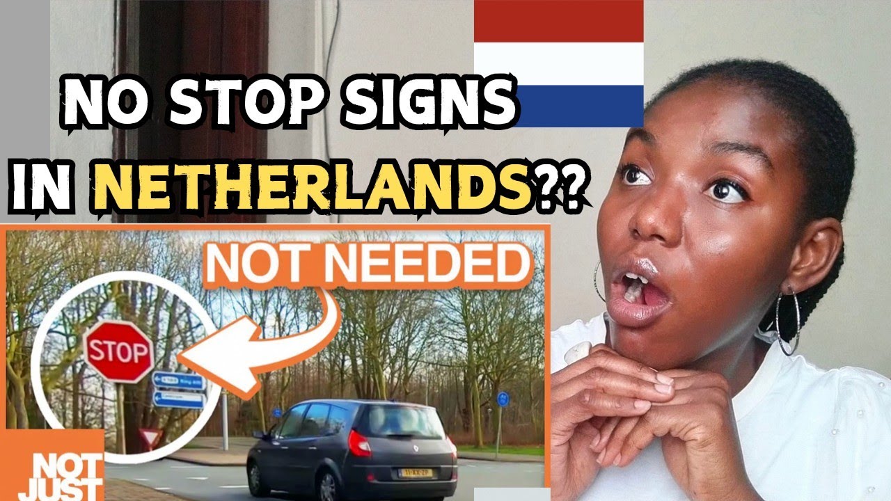 Reaction To Life Without Stop Signs In The Netherlands - YouTube