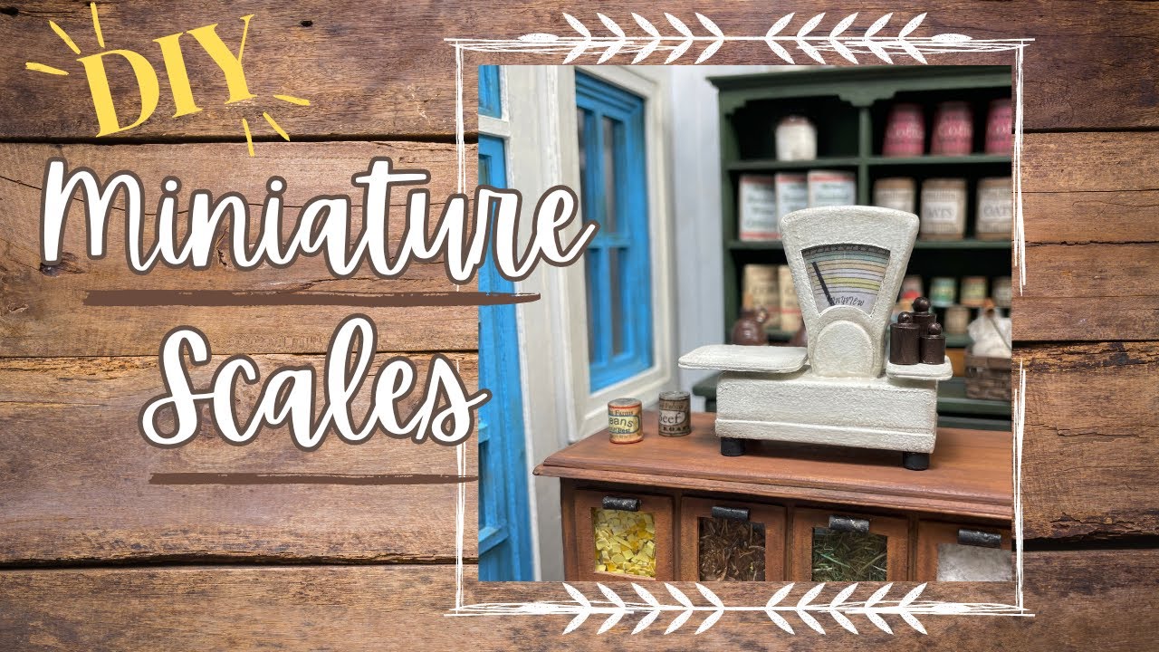 I'll show you how to make miniature scales (Balance) - YouTube