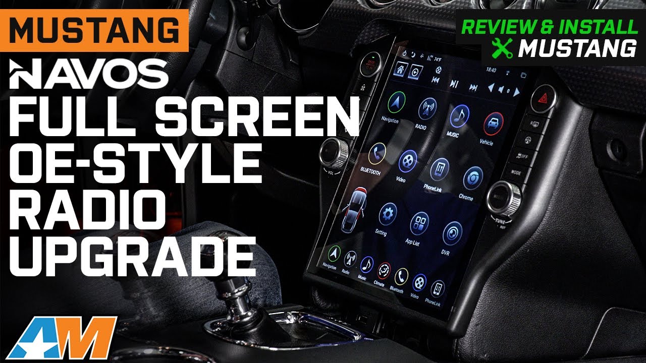 2015-2022 Mustang Navos Full Screen OE-Style Radio Upgrade with ...