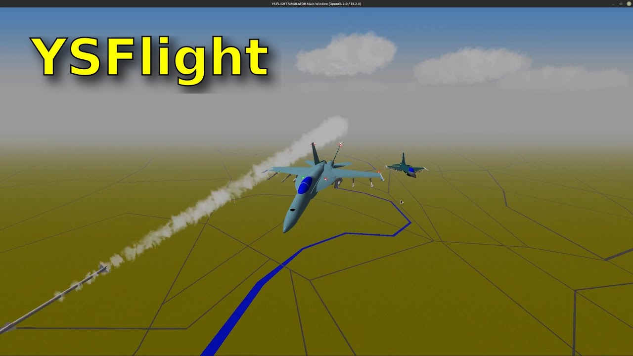 YSFlight - darmowy "symulator" z old-schoolową grafiką - YouTube