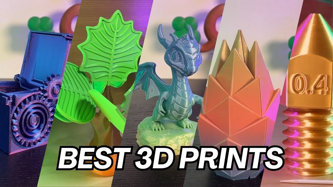 Top 20 Amazing 3D Print from August | Elegoo Neptune 3 Pro - YouTube