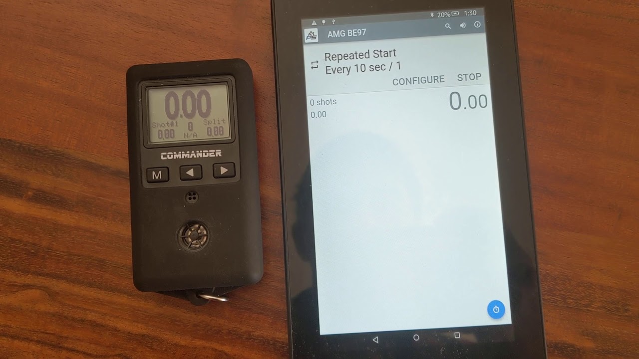 PractiScore Log app repeated timer start mode - YouTube