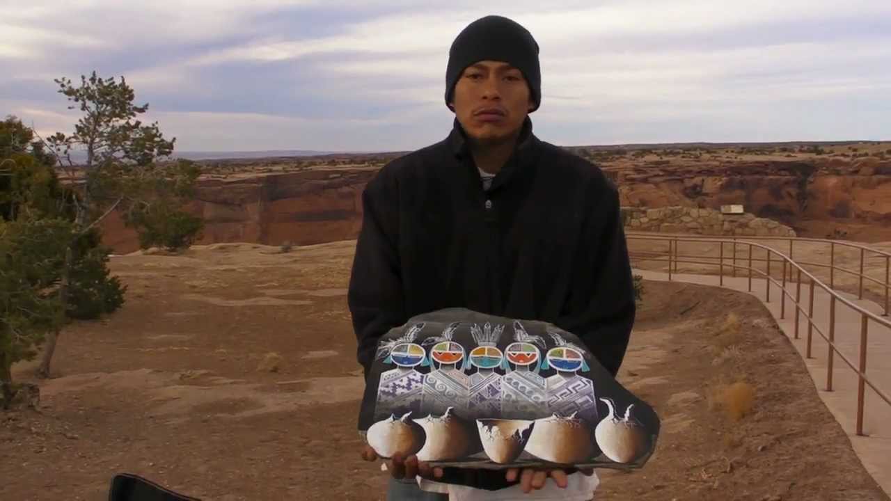 Coyote Pass Clan Native Art by Miles Gorman at Canyon De Chelly - YouTube