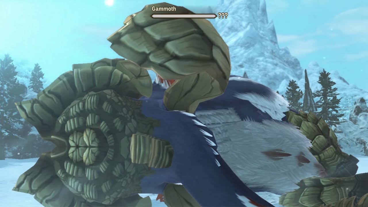 Monster Hunter Stories 2 - Beating Gammoth at low Level - YouTube