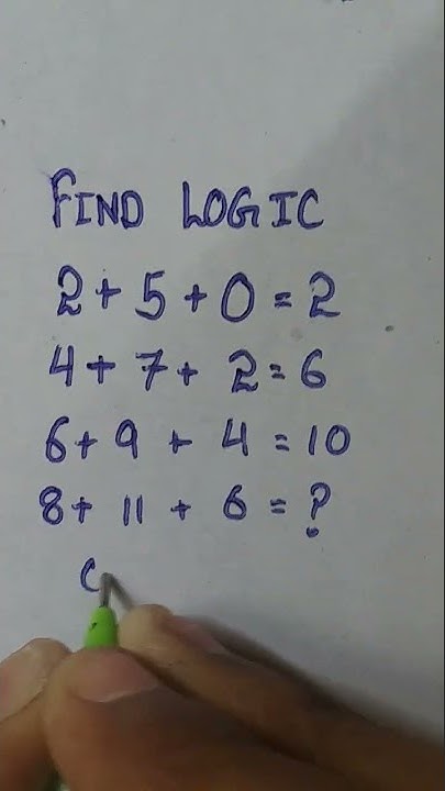 Find logic || #find #logic #math #short - YouTube