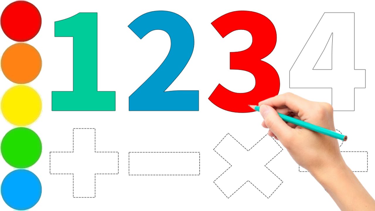 Learn Numbers l 1234 Number Counting | 1234 learning for kids | Kids ...