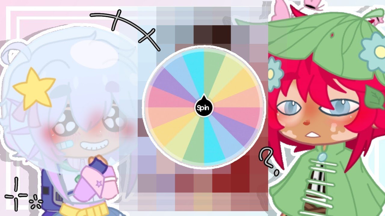 || Make a couple wheel challenge || Gacha Club + Art || - YouTube