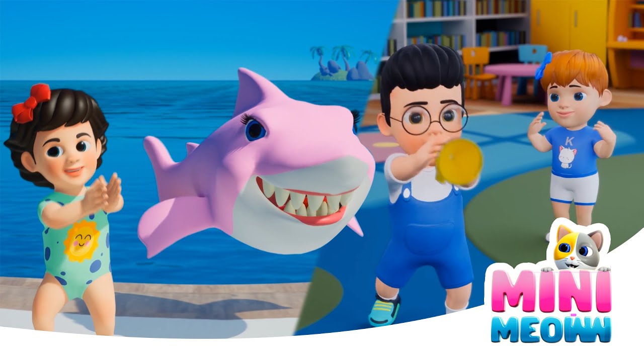Baby Shark, Head Shoulders Knees & Toes + More Nursery Rhymes & Kids ...