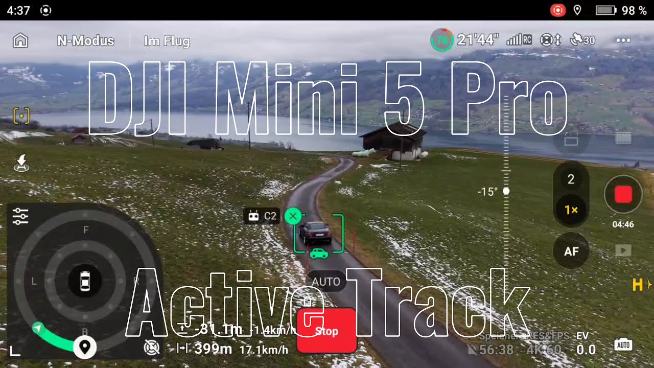 4K - DJI Mini 5 Pro - Active Track - Test - YouTube