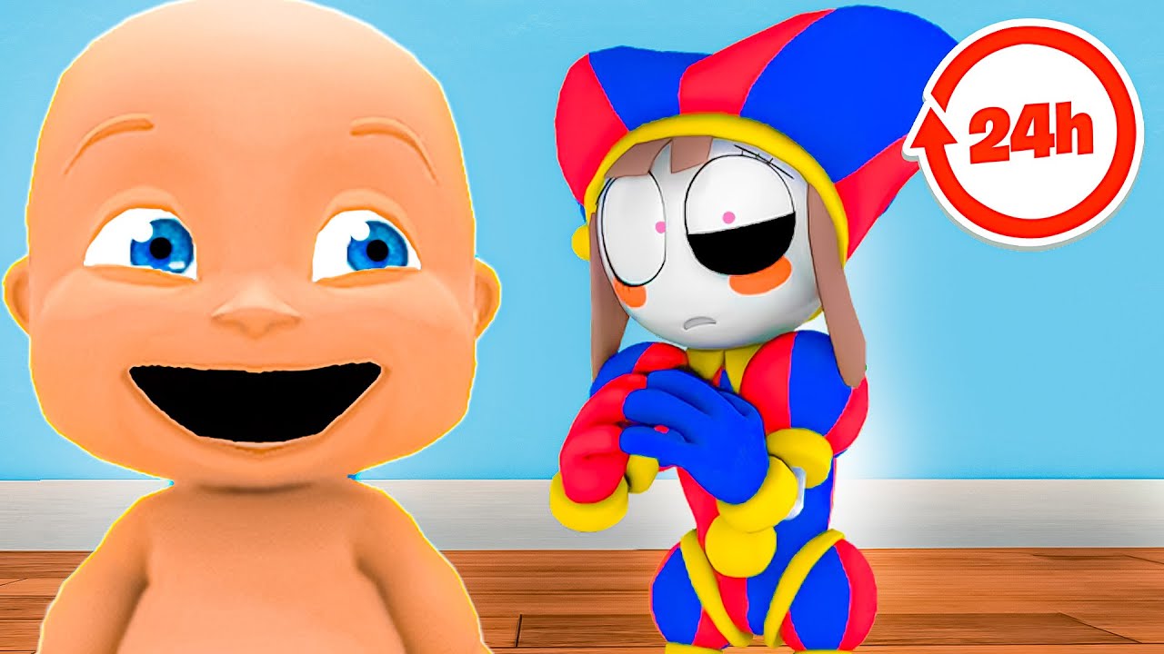 Baby Spends 24 HOURS with POMNI! - YouTube
