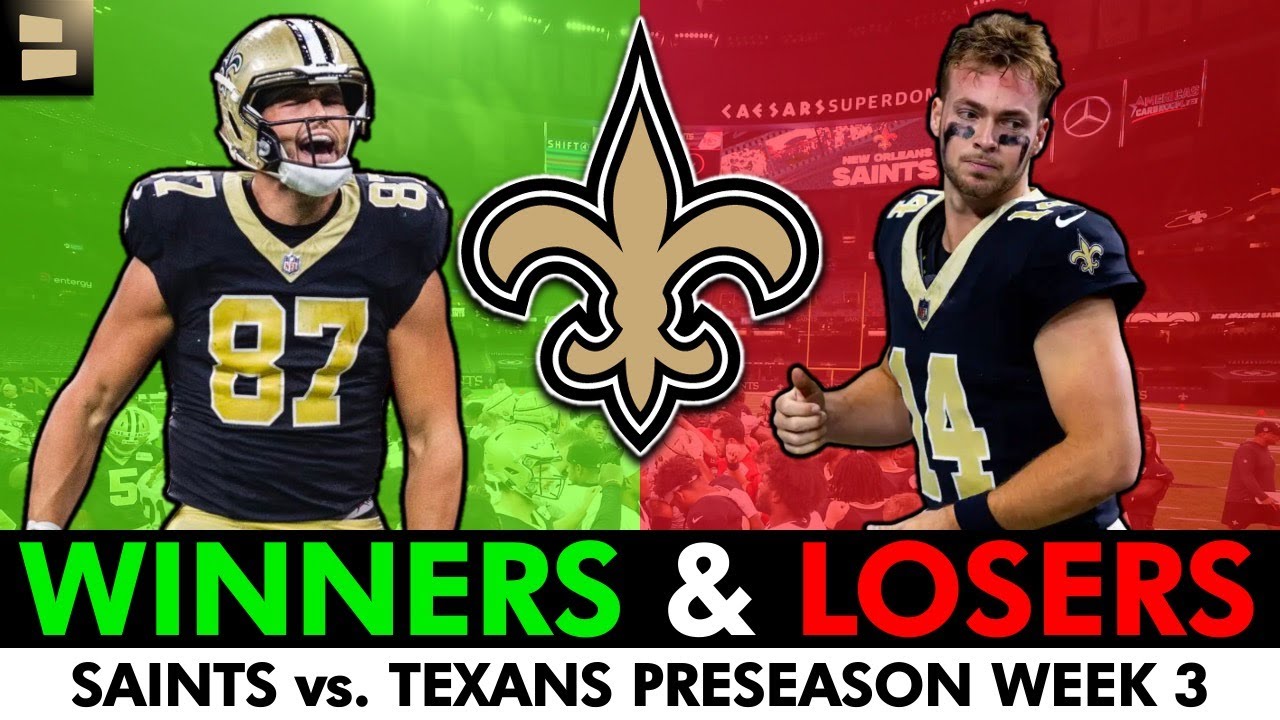 Saints Preseason Week 3 Winners & Losers Ft. Lucas Krull, Jimmy Graham ...