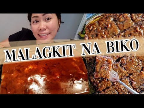 MALAGKIT NA BIKO | SIMPLE AND EASY RECIPE - YouTube