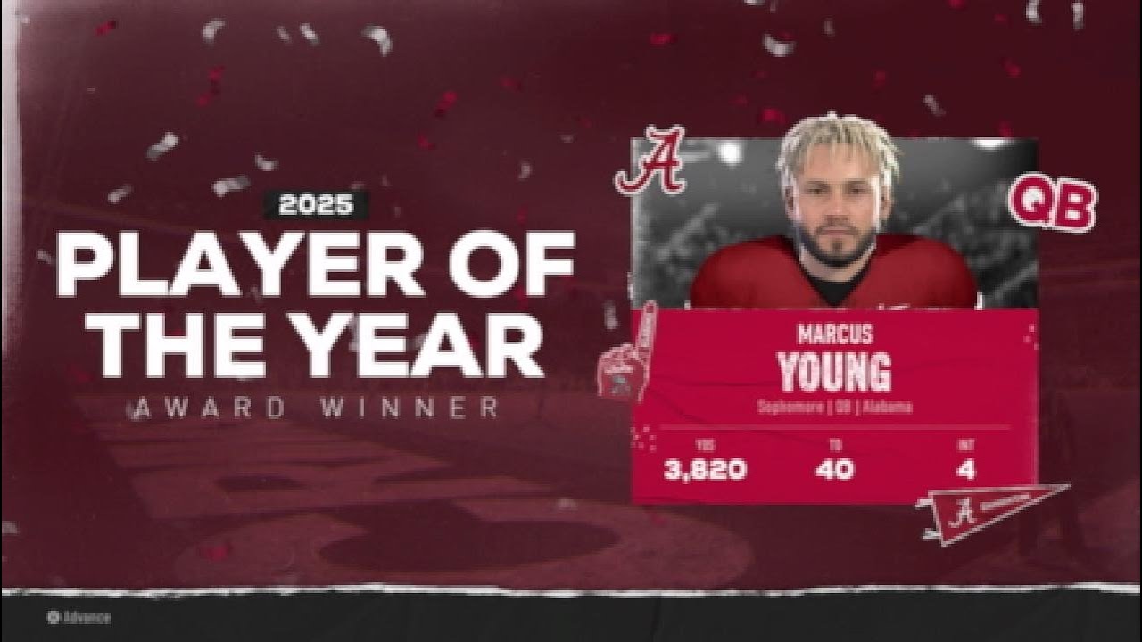 MARCUS YOUNG FINAL COLLEGE PLAYOFF RUN 2X HEISMAN 1X NATTY CHAMP ...