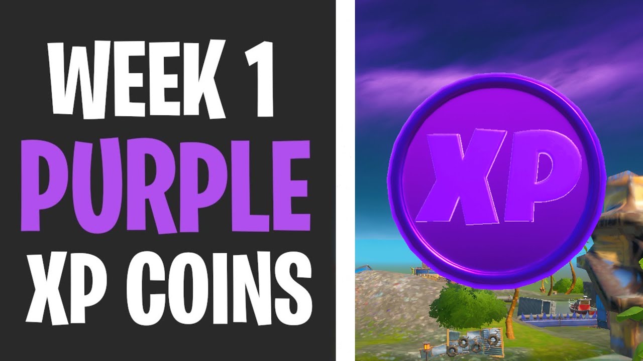 All New Purple XP Coins | Week 1 | Fortnite Chapter 2 Season 3 ( Season ...