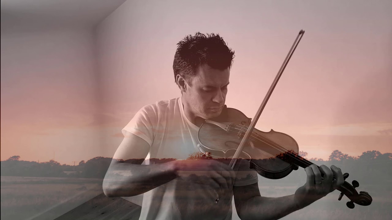 Sad Man Playing Violin