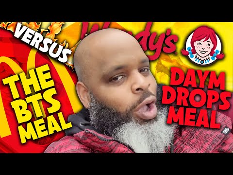 McDonald's BTS Meal vs Wendy's Daym Drops Meal