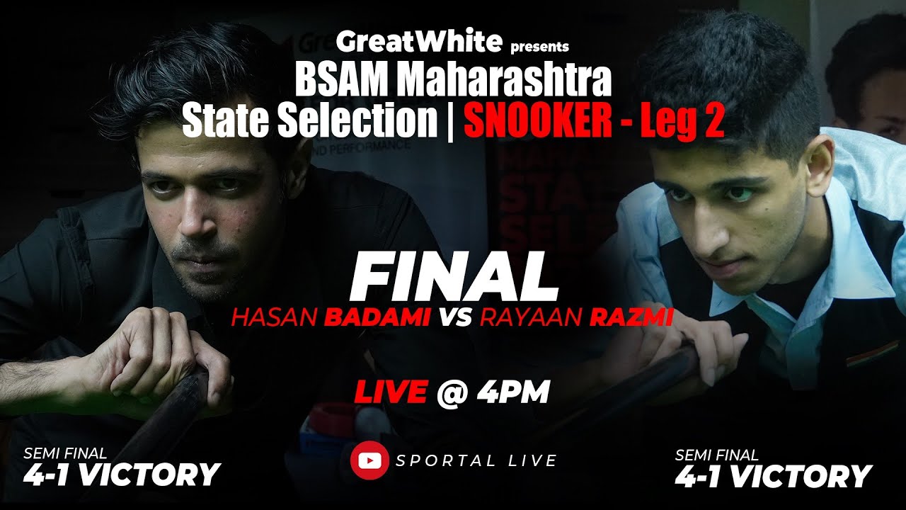 HASAN BADAMI VS RAYAAN RAZMI | SENIOR SNOOKER | FINAL - YouTube