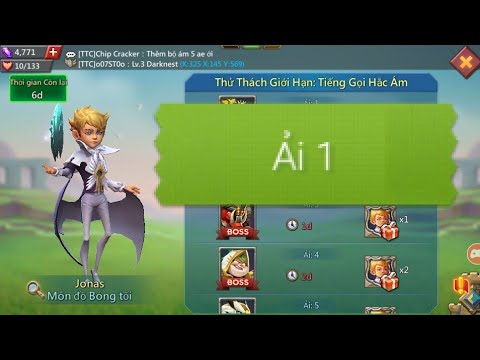 Vượt Ải 1-Môn Đồ Bóng Tối (Jonas)-Lords Mobile - YouTube